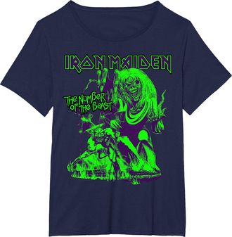 Iron Maiden Number of the Beast Halloween Green Eddie T-Shirt