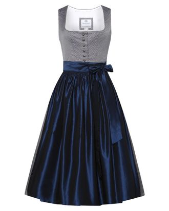 Hammerschmid Dirndl Pillerseee mit Karree-Ausschnitt und Jaquard-Muster in