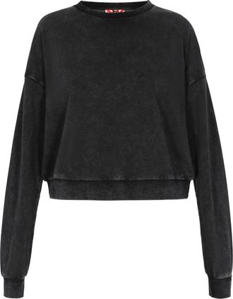 Mymo Sweatshirt Frauen Schwarz