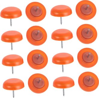 DOITOOL 50 Stück Möbelgleiter Fußpads mit Metallnagel rutschfest für Holzstühle Tische Bodenschutz Geräuschdämpfend Langlebig für Parkett Vinyl Fliesen