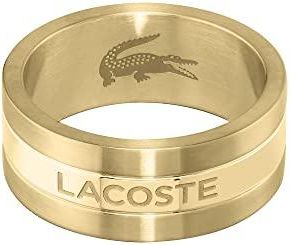Lacoste Bague pour Homme Collection ADVENTURER en Or Jaune - 2040094G