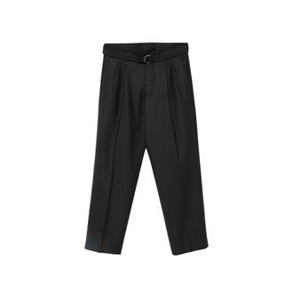 Eraldo Belted Pleated Trousers