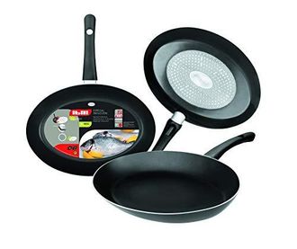 Ibili Poêle à poisson Indubasic, 35 x 24 x 4,5 cm, Aluminium, Antiadhésif, Compatible avec linduction