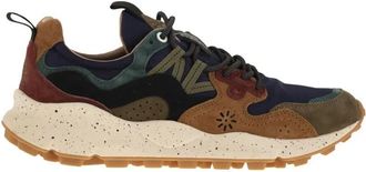 Flower Mountain Low-Top Sneaker - Yamano 3 - Sneakers In Suede And Technical Fabric - Gr. 42 (EU) - in Schwarz - für Damen