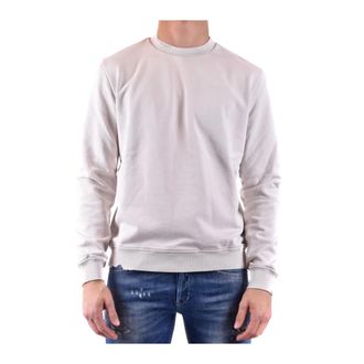 Paolo Pecora Sweatshirt mit Ripped-Effekt und Rundhalsausschnitt aus Baumwolle - - Sweatshirts & Hoodies - Herren - Beige - S