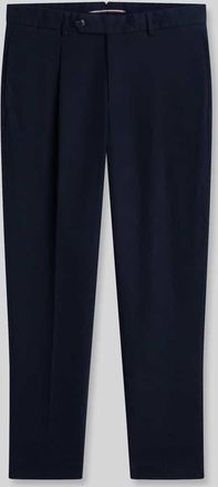 Tommy Hilfiger Tapered Fit Bundfaltenhose aus Baumwoll-Mix