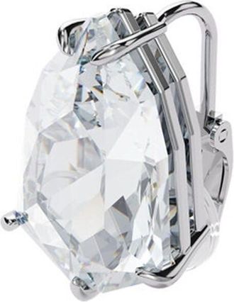 Swarovski Mesmera Ohrclip, Einzel, Kristall im Trilliant-Schliff, Weiss, Rhodiniert
