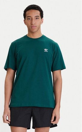 adidas T-Shirt Trefoil Essentials KD1323 Gr&uuml;n Regular Fit
