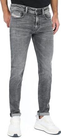 Diesel Jean stretch pour homme - Coupe skinny - Taille basse - 1979 Sleenker - Taille : W33 - Longueur : L32, gris, 33W / 32L