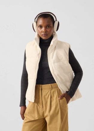 Jott Veste Grand Froid puffer sans manches Naturel Atsuma - Taille XL