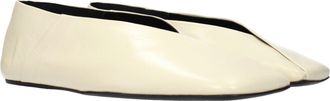 Jil Sander Leather Ballet Ballet Flats - Beige