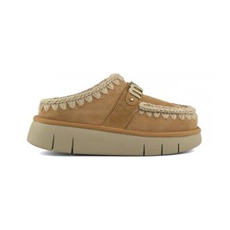 Mou Femme, Chaussures, Beige, Taille: 40 EU Bounce Clog Metal Logo