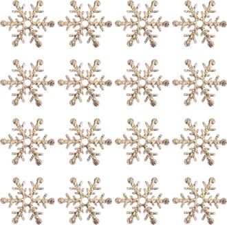 Cabilock SHINEOFI 600st&uuml;cke Schneeflocken-konfetti Gold Einzigartige Weihnachtsdeko Konfetti F&uuml;r Feiern Party Deko Glasbefestigung Foto-Requisiten Weihnachtsko