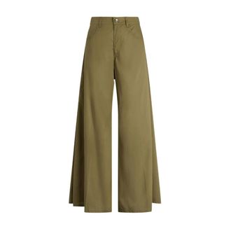Liu Jo Femme, Pantalons, Vert, Taille: W28 Jean Vert &agrave; Cinq Poches Classiques