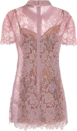 Self Portrait Lace Dress - Pink