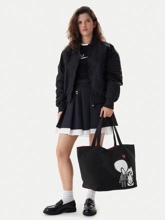 Karl Lagerfeld Handtasche KARL LAGERFELD B1W50052 Schwarz