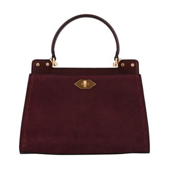 Pourchet Trianon Daim - Femme - Sacs - Rouge - Taille: ONE Size