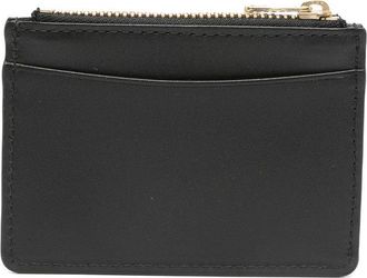A.P.C. Calf Leather Card Case - Black