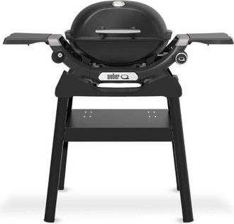 Weber Q 1200 Gasgrill Schwarz f&uuml;r den Au&szlig;enbereich