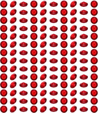 Artibetter 10000 St&uuml;ck 45mm Rote Acryl Strasssteine mit spitz zulaufender R&uuml;ckseite Vasenf&uuml;ller und funkende Tischdekoration f&uuml;r Hochzeiten Selbstgemacht Bastela