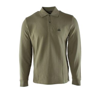 C.P. Company Stretch Piquet Polo - - Tops - Herren - Gr&uuml;n - S