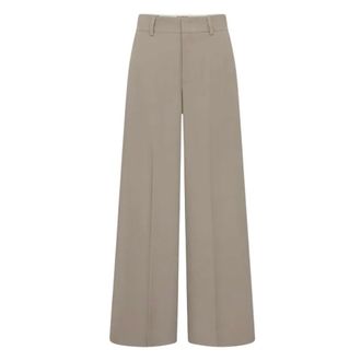 Rossi Rossi, Femme, Pantalons, Beige, Taille: 36 FR Ivon Pantalon Business en Lin