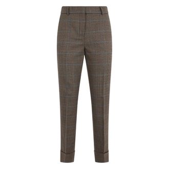 Slowear Slowear - Pantalon fusel&eacute; en coton - Femme - Pantalons - Brun - Taille: 40 FR