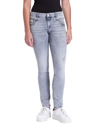 Pioneer Authentic Jeans Damen Karen Hose, Light Grey Fashion (9857), W42 / L28