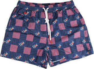 Kiton Homme, Maillots de bain, Multicolore, Taille: S Swim Trunks Regular Fantasy