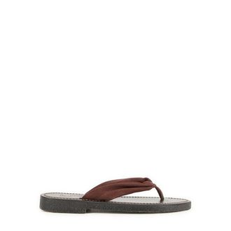 K.Jacques Sandales plates Saba en cuir