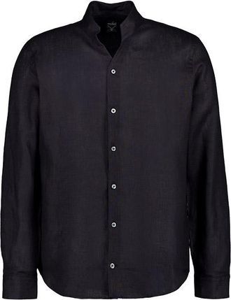 van Laack Herren Hemd schwarz Leinen