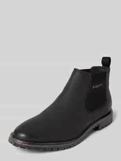 Bugatti Boots aus Leder mit elastischen Eins&auml;tzen Modell Kosta