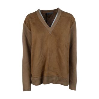 Prada Damen, Strickwaren, Braun, SGr&ouml;&szlig;e
