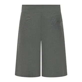 Ganni Damen, Shorts, Grau, MGr&ouml;&szlig;e