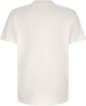Dolce & Gabbana Openwork Logo T-shirt - White