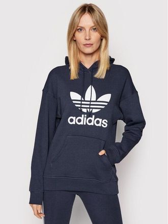adidas Sweatshirt adicolor Trefoil HE6951 Dunkelblau Regular Fit