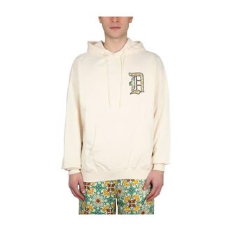 Dr&ocirc;le de Monsieur SweaT-shirt &agrave; capuche avec logo - Homme - Sweatshirts et sweats &agrave; capuche - Beige - Taille: S