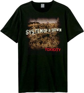 Amplified Toxicity Systems Of A Down T-Shirt f&uuml;r Erwachsene, Unisex (XL) (schwarz), Schwarz, XL