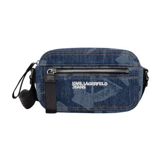 Karl Lagerfeld Homme, Sacs, Bleu, Taille: ONE Size Sacs banane