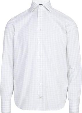 van Laack Chemise &agrave; carreaux en coton