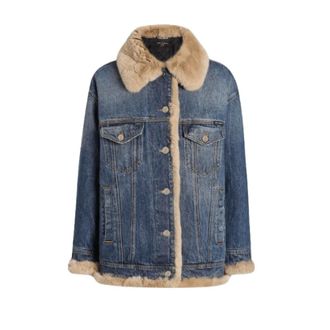 Dolce & Gabbana Indigo Blaue Denimjacke mit Taschen - - Jackets - Damen - Blau - XS