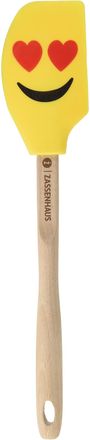 Zassenhaus 0000056686 Teigschaber Love, Buche, Silikon, 2 x 8,5 x 32 cm, Natur