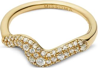 Missoma bague Molten Snow - Or