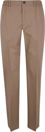 Incotex Elastic Waist Chino Trousers