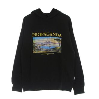 PROPAGANDA Schwarzer leichter Kapuzenpullover - - Sweatshirts & Hoodies - Herren - Schwarzk - XL