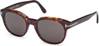 Tom Ford unisex, Accessoires, Brun, Taille: 53 MM Mert Lunettes de soleil