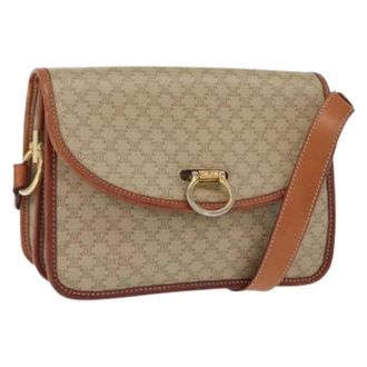 Celine Sac bandouli&egrave;re en plastique Pre-owned - Femme - Pre-owned - Beige - Taille: ONE Size