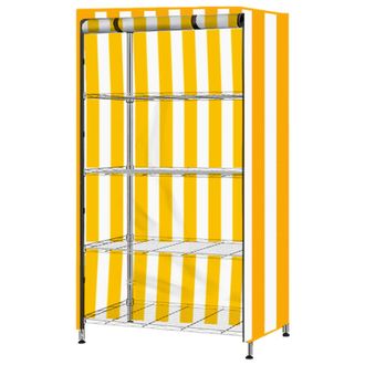 Generico Abdeckung für Aufbewahrungsregale, vielseitiger Schutz für Gitter und Regale, robust, wasserdicht, staubdicht, 210D, für Speisekammer, Außenküche und 