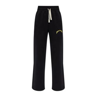 Palm Angels Sweathosen mit Logo-Print - - Trousers - Damen - Schwarzk - S