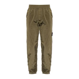 Stone Island Logo Hose - - Trousers - Herren - Gr&uuml;n - W36